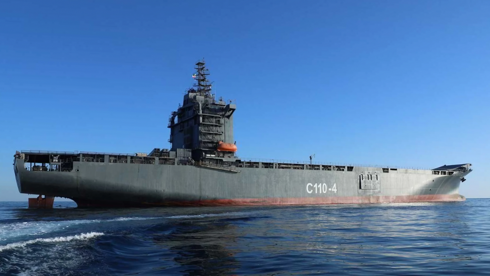 Shahid Bagheri, el nuevo portaeronaves de Irán es un antiguo carguero ...