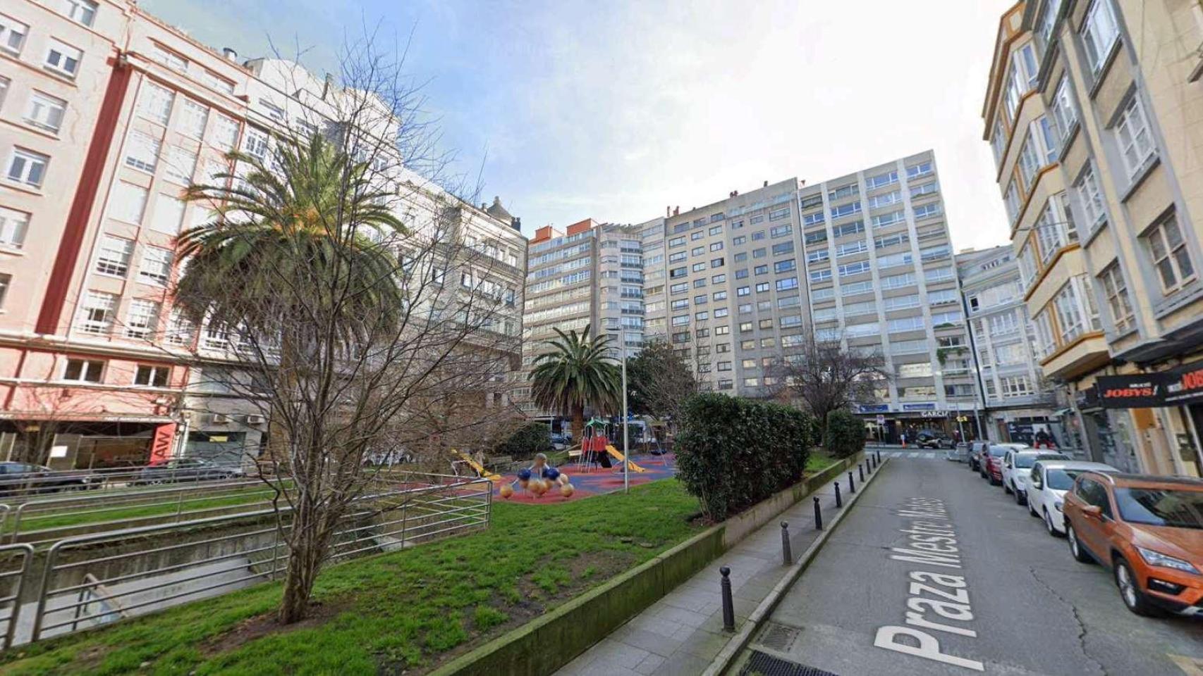 Reabre el parque infantil de Maestro Mateo en A Coruña