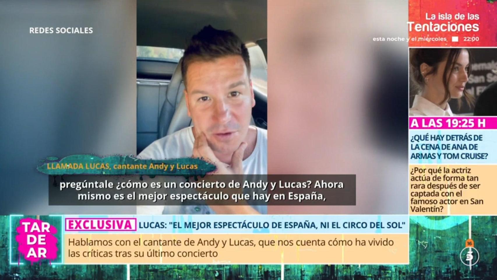 Lucas (Andy y Lucas), sobre la polémica por su actuación en la Copa del ...