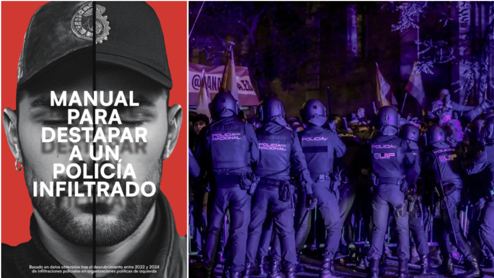 Policías denuncian a perfiles de extrema izquierda por difundir ...