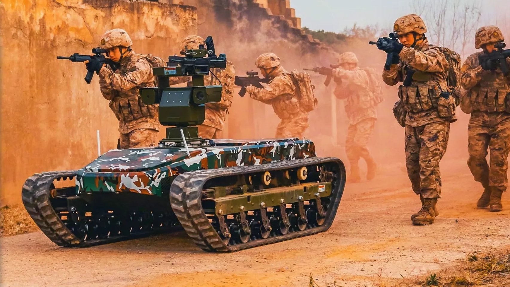 Robots terrestres cargados con bombas termobáricas: así es la ...