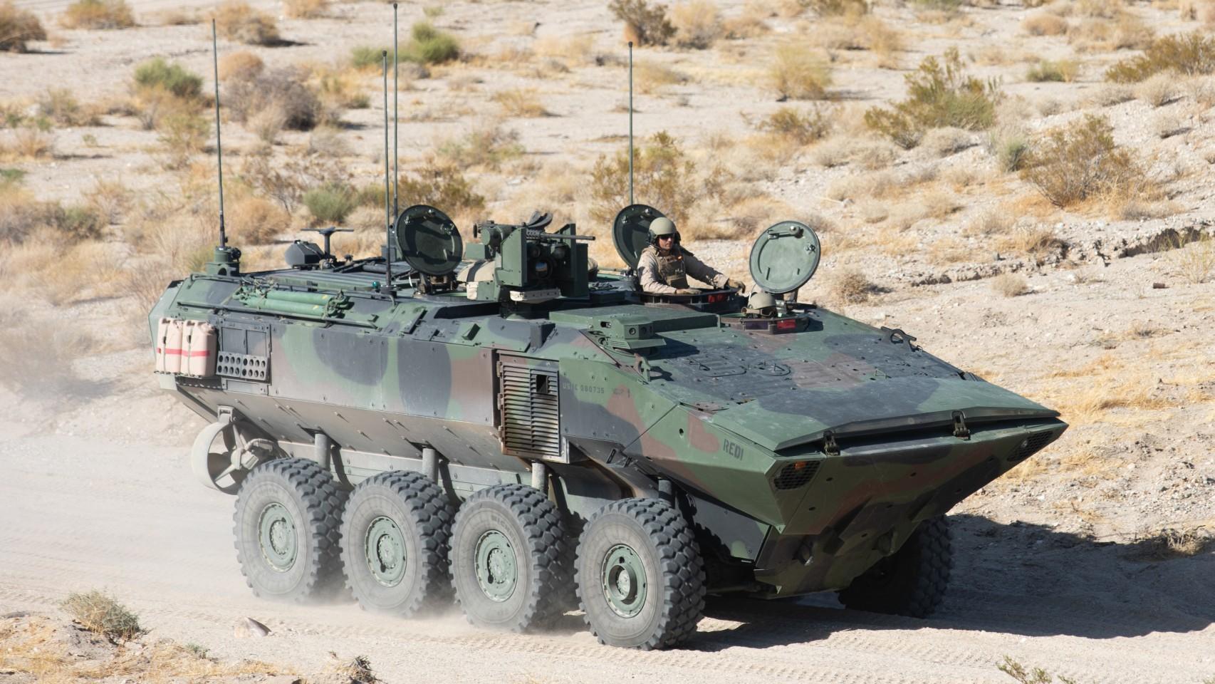 Así es el próximo blindado de la Infantería de Marina de España: un vehículo anfibio que puede ...