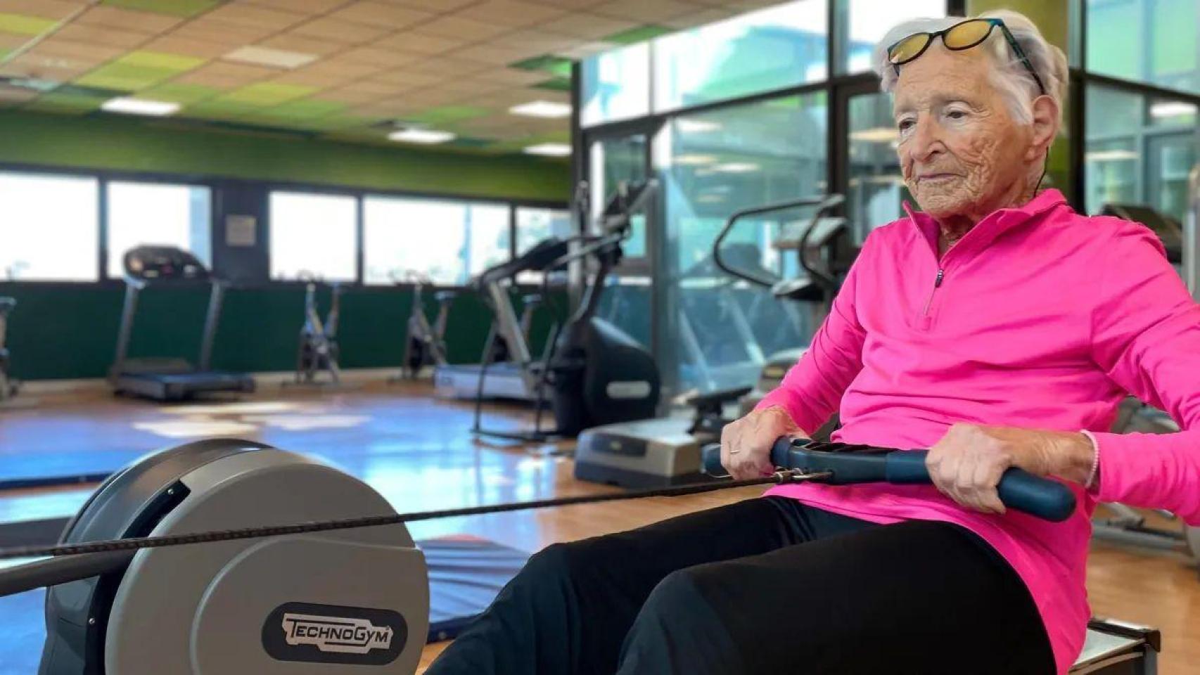 Iñaxi Lasa, la vasca de 100 años que va al gimnasio desde los 93 ...