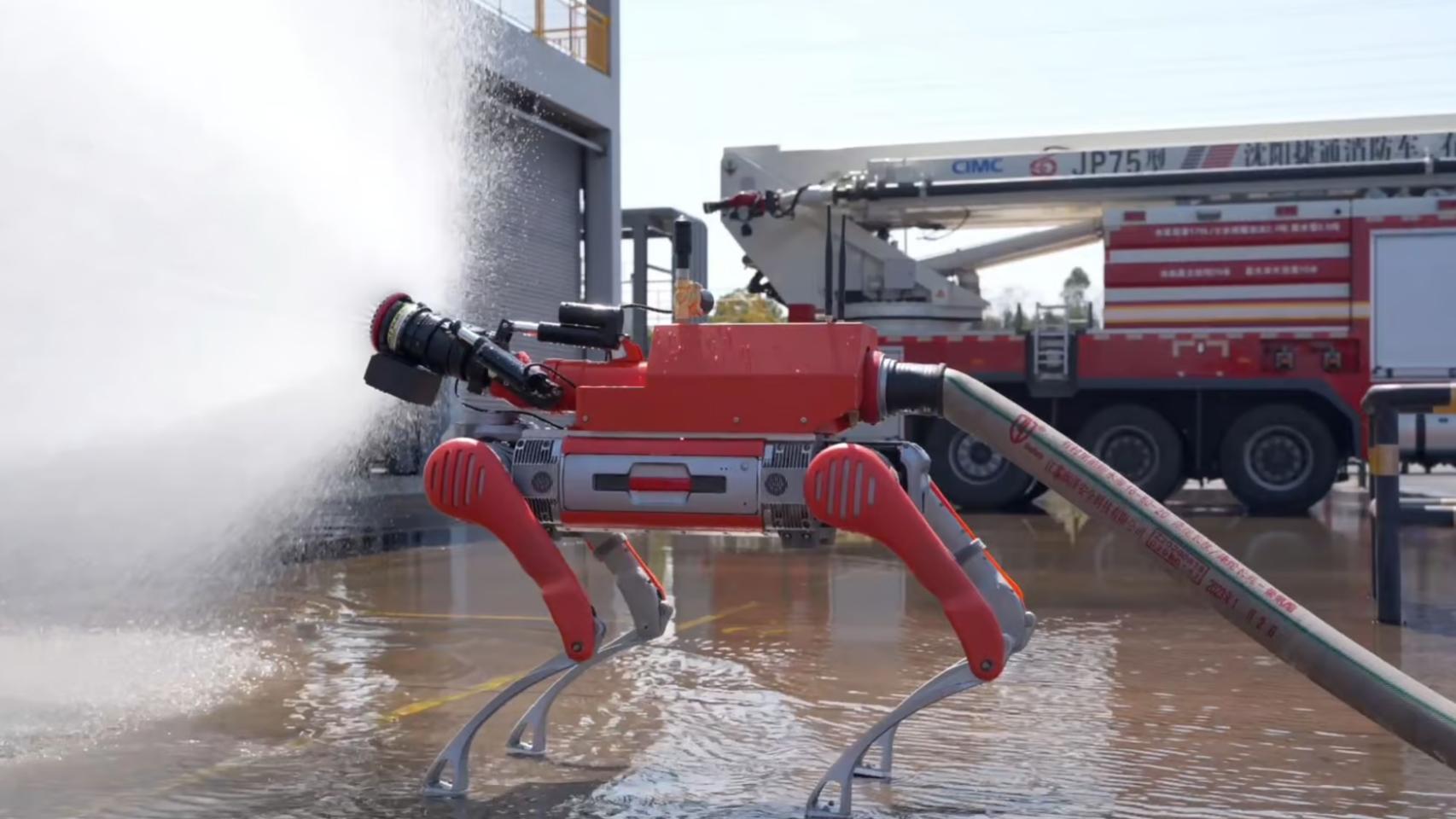 El robot que quiere jubilar a los bomberos: un ‘perro’ diseñado para ...