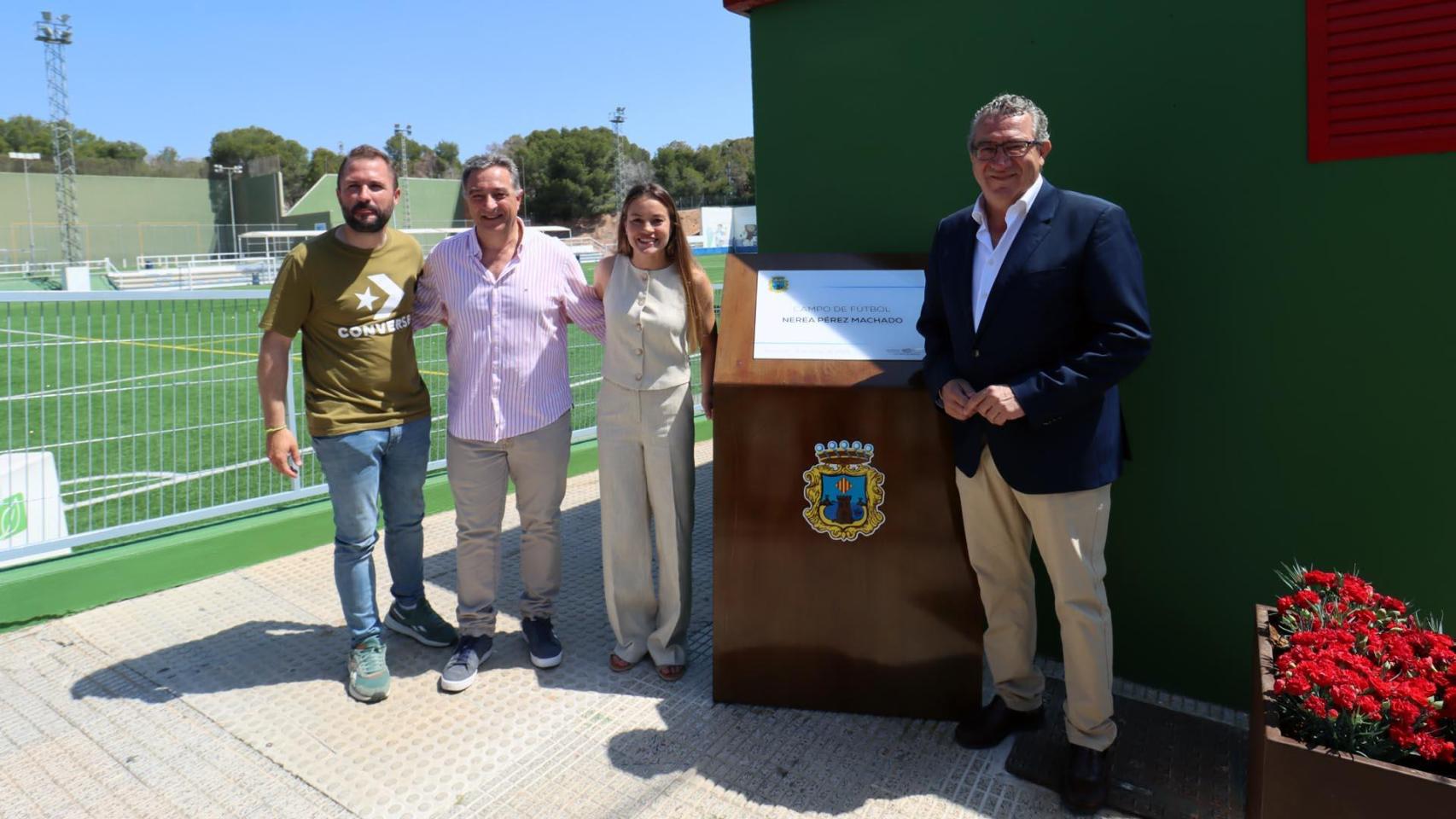 Benidorm da nombre a sus nuevos campos de fútbol en honor a Nerea Pérez ...
