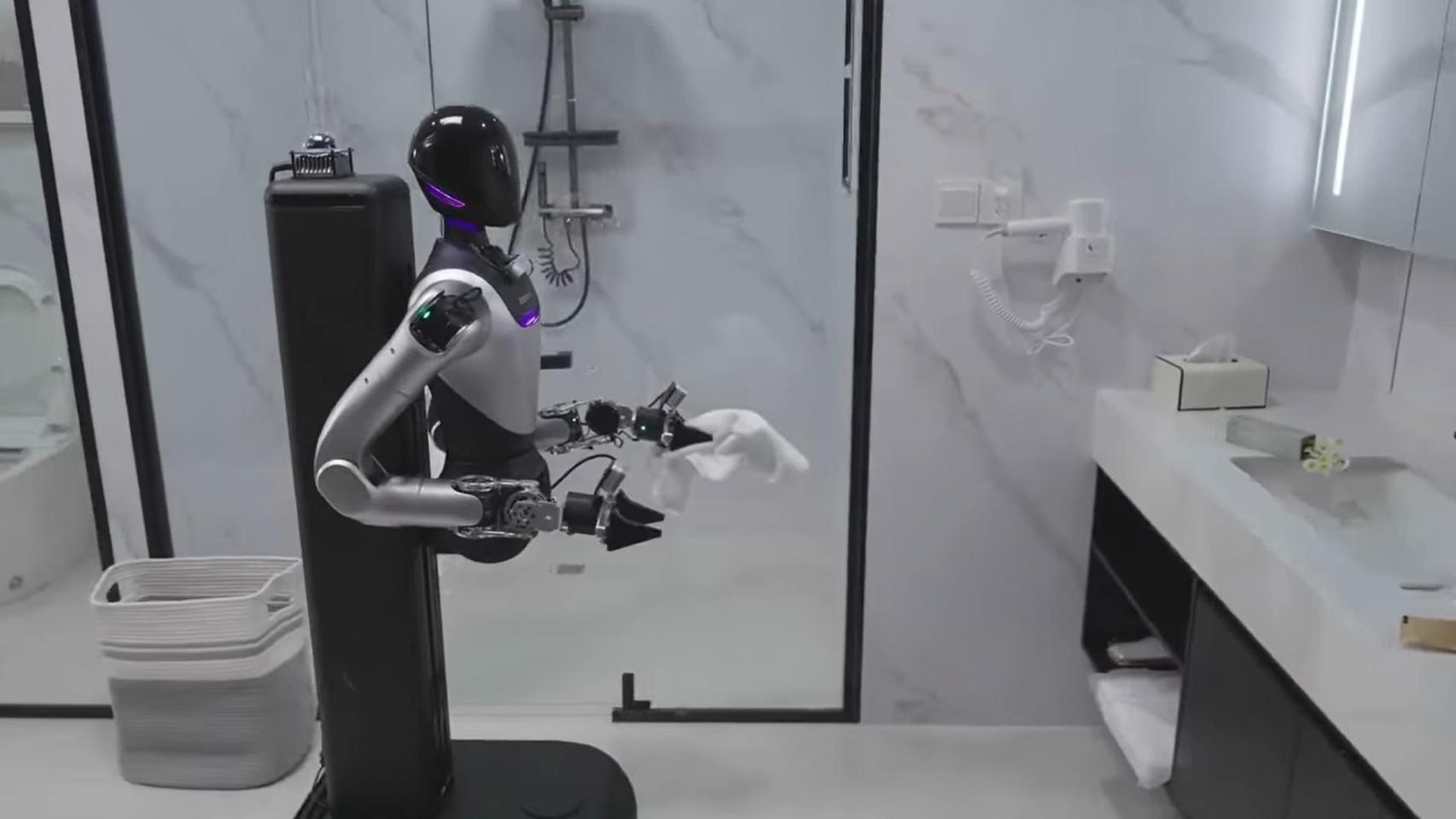 El robot humanoide chino que quiere jubilar a las 'kellys': puede recoger, reponer y limpiar el ...