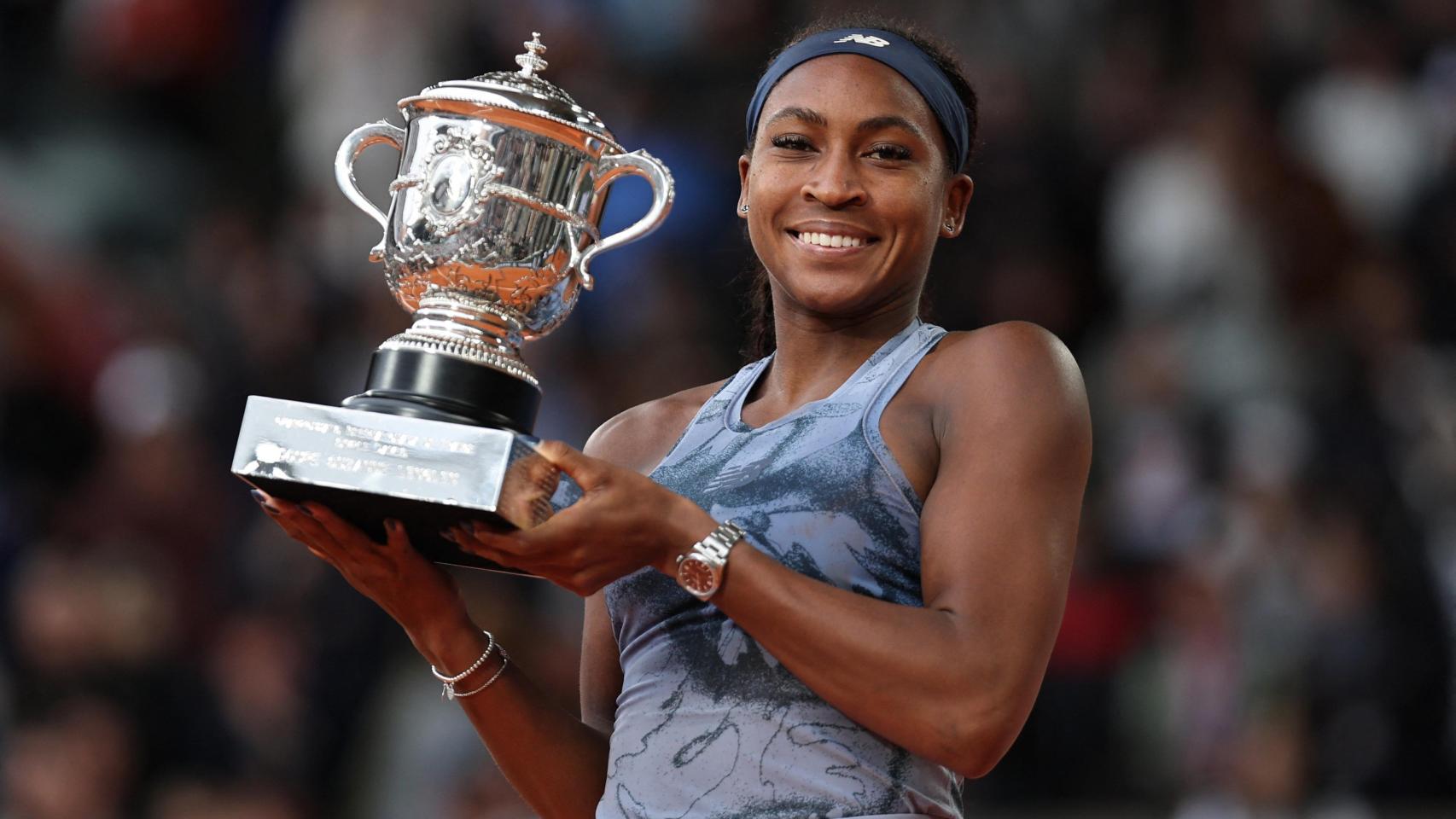 La estadounidense Coco Gauff conquista su primer Roland Garros tras derrotar en tres sets a una ...
