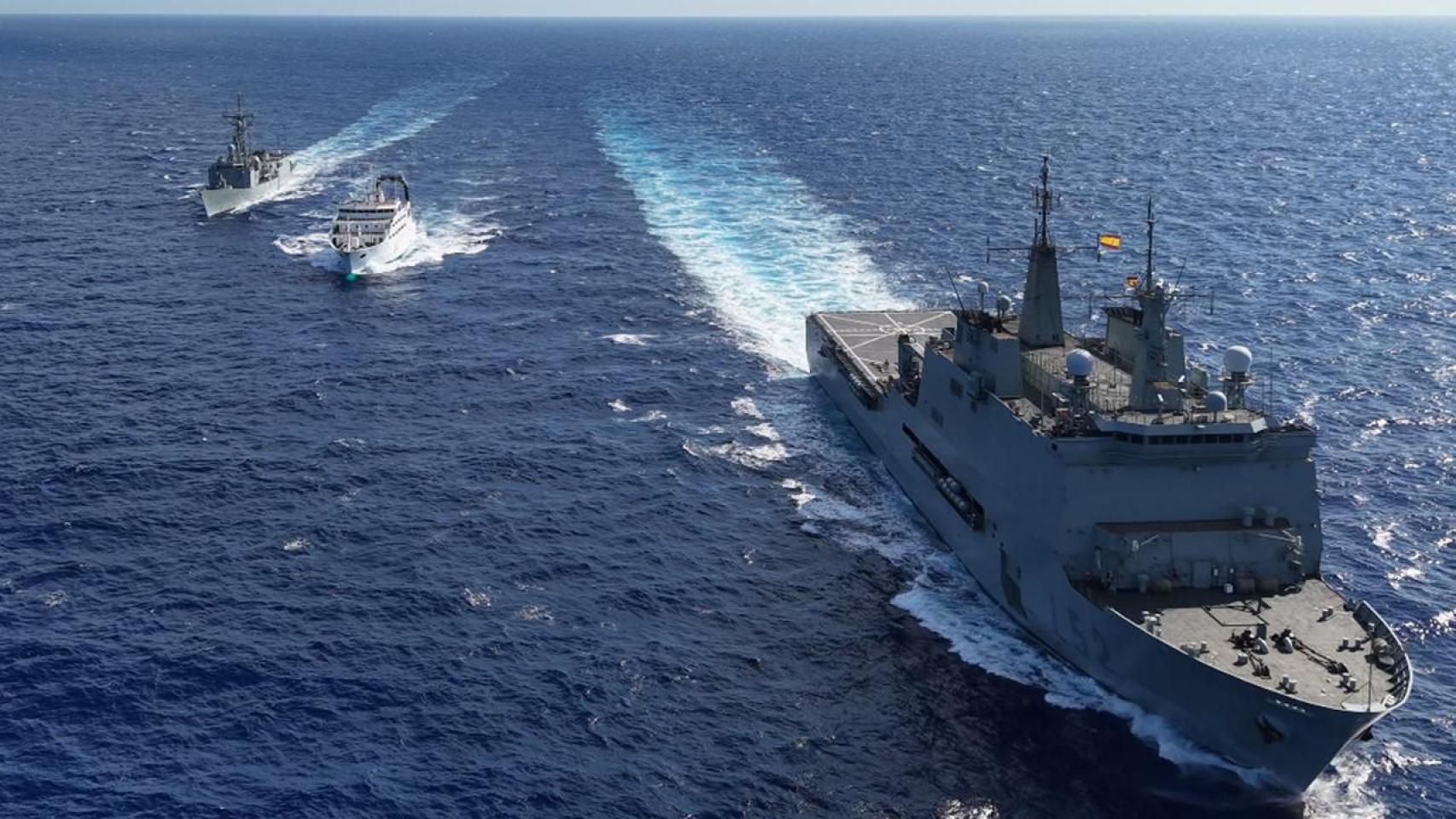 La Armada Española abre al público tres de su buques más icónicos este fin de semana en el ...