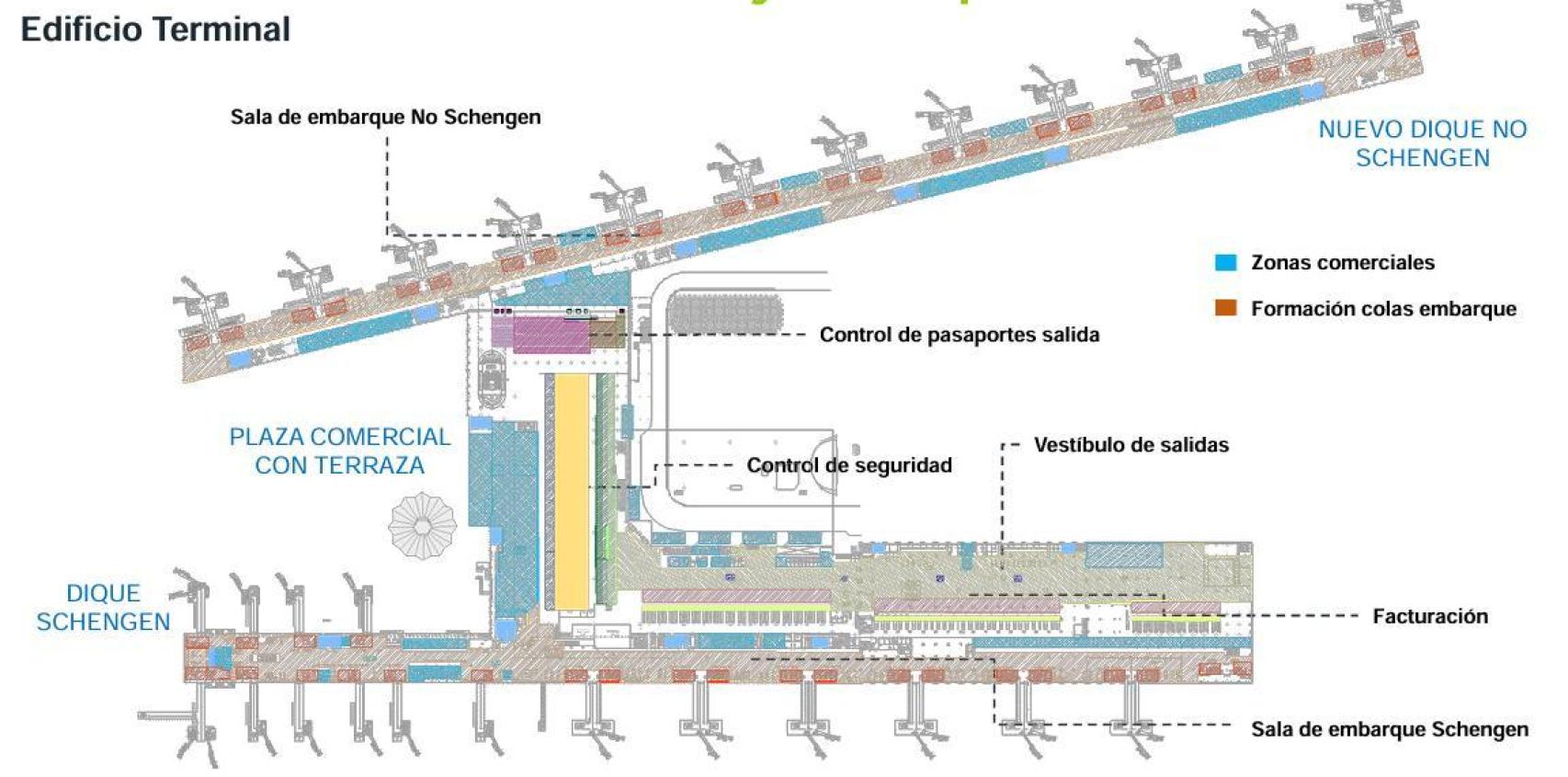 Aena abre el concurso para diseñar la ampliación del aeropuerto de ...