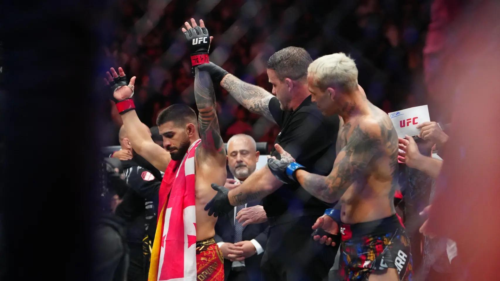 Ilia Topuria destroza la UFC y tumba a Oliveira para conseguir el doble ...