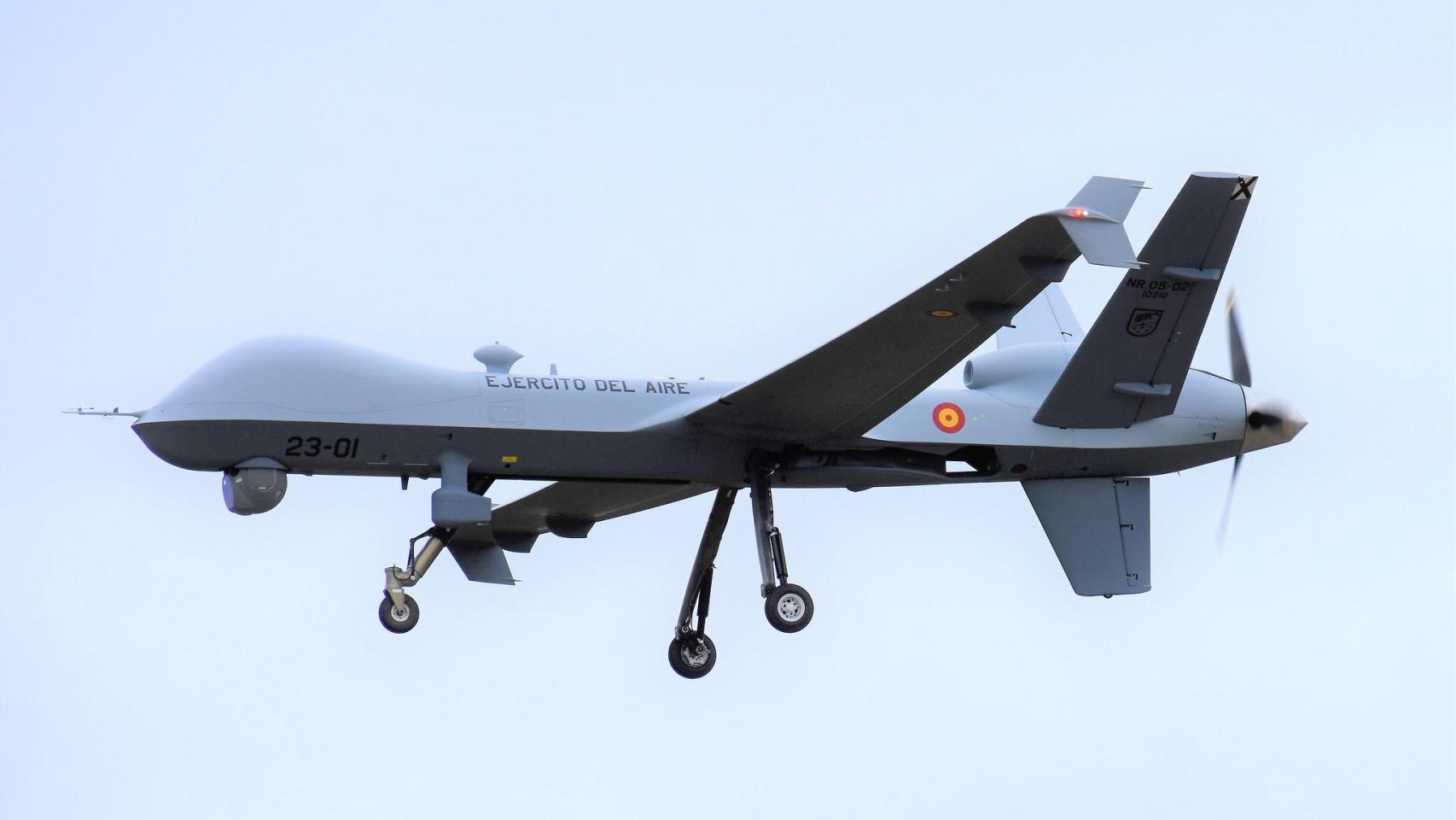 El dron Predator del Ejército del Aire y del Espacio se estrena en las ...