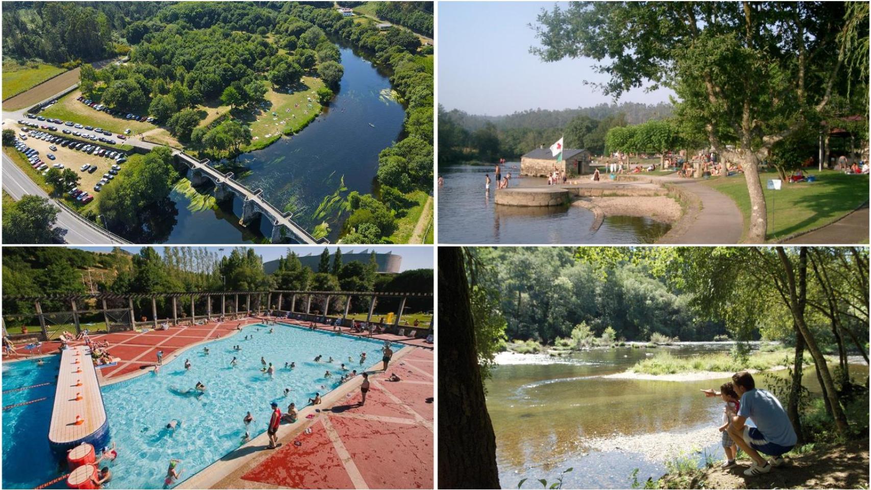 10 lugares cerca de Santiago de Compostela para refrescarse este verano: ¿Playa fluvial o piscina?