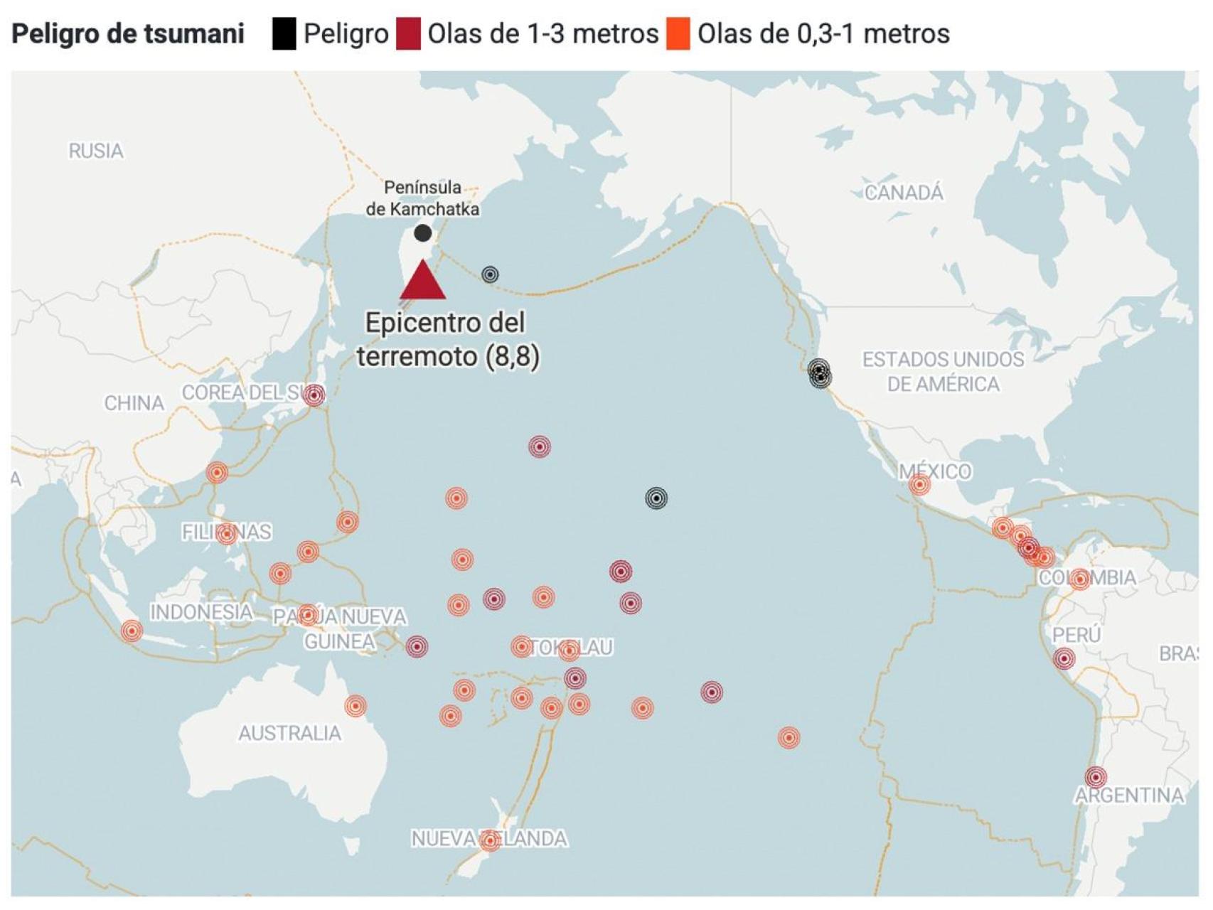Las claves del terremoto de Kamchatka, el más intenso en 70 años ...